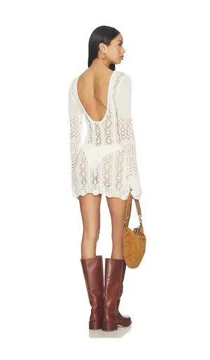 SNDYS. Mattie Crochet Mini Dress