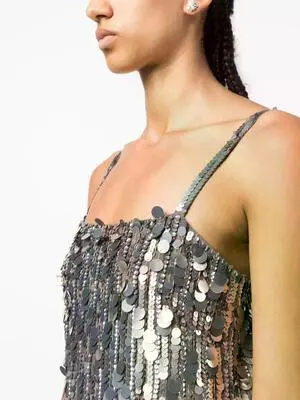 P.a.r.o.s.h Sequin Embellished Mini Dress