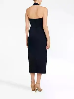 Cinq À Sept Kaily Halterneck Maxi Dress - Blue