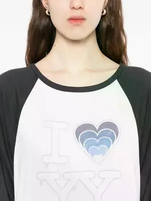 OPEN YY Logo-print T-shirt