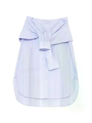 YCH Striped Midi Skirt