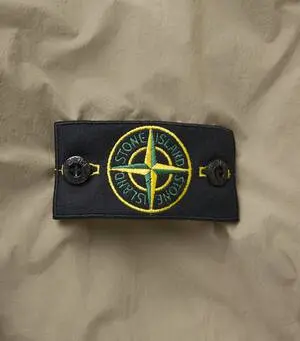 Stone Island Short Hooded Parka - Green