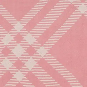 Burberry Wool-silk Check Scarf - Pink