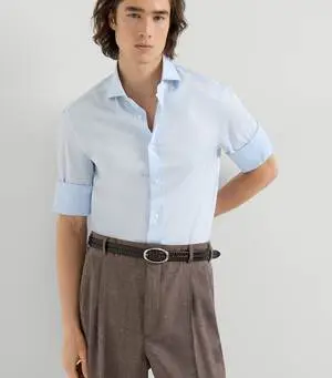 Brunello Cucinelli Cotton Slim Shirt