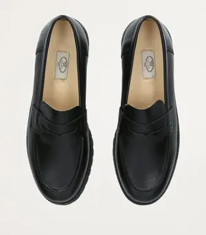 PAPOUELLI Leather Maximus Loafers