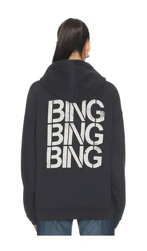 ANINE BING Harvey Stencil Hoodie
