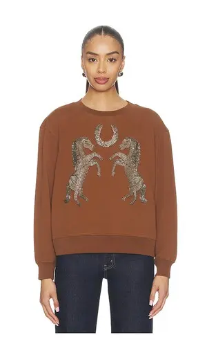 ALLSAINTS Luck Pippa Sweater - Cognac