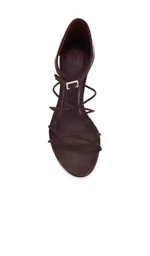 Studio Amelia Greta 90 Sandal In . Also - Wine