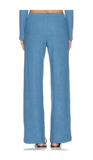 LESET Lauren Wide Leg Trouser - Blue