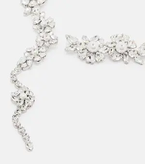 Simone Rocha Fragment Heartbloom Embellished Necklace