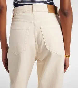 Saint Laurent High-rise Wide-leg Jeans