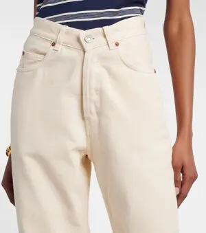 Saint Laurent High-rise Wide-leg Jeans