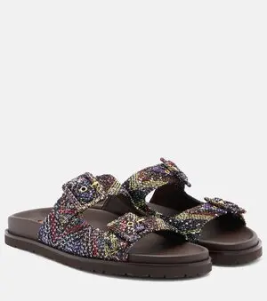 Missoni Sequined Sandals - Multicoloured