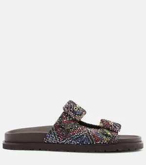 Missoni Sequined Sandals