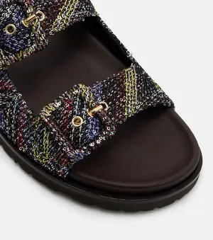Missoni Sequined Sandals