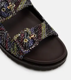 Missoni Sequined Sandals