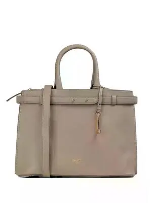 LANCEL Faubourg Leather Tote Bag Neutrals