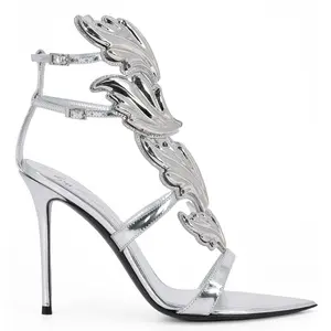 GIUSEPPE ZANOTTI Cruel Stiletto Sandals - Silver