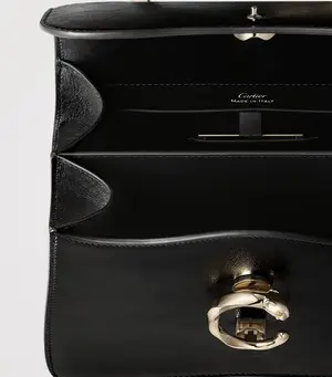 Cartier Mini Leather Panthère Top-handle Bag