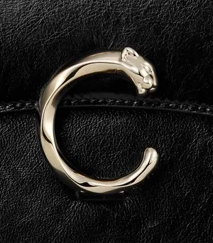 Cartier Mini Leather Panthère Top-handle Bag