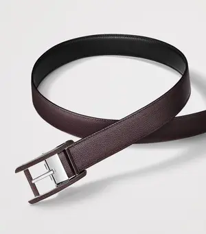 Cartier Tank De Reversible Leather Belt