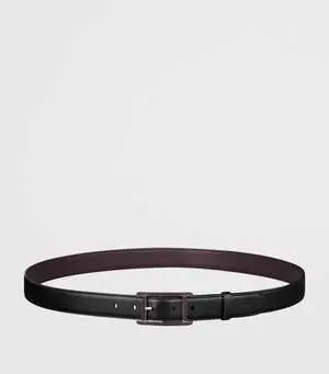 Cartier Tank De Reversible Leather Belt