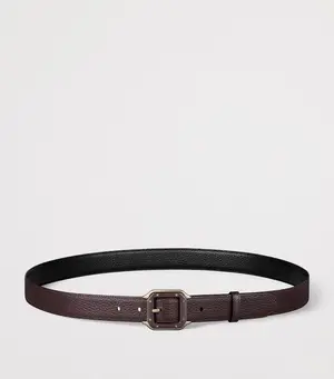 Cartier Santos De Reversible Leather Belt