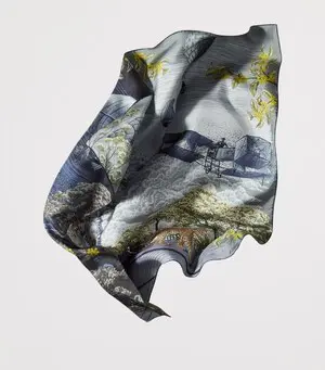 Cartier Santos Aéronaute Double-sided Scarf