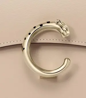 Cartier Panthère De Top-handle Bag - Beige