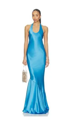 Retrofete Alison Dress In . Also - Blue