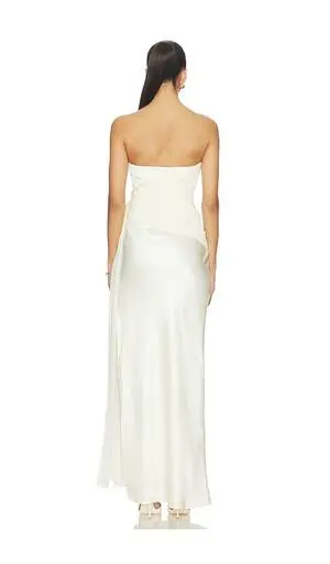 NICHOLAS Milena Draped Maxi Dress