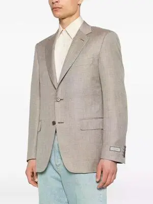 Canali Textured Blazer - Neutrals