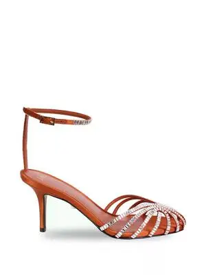 ALEVI MILANO Penelope 80 Embellished Sandals - Orange