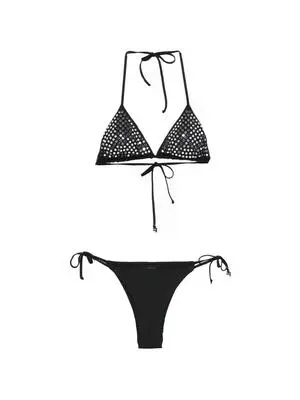 FISICO Stud-embellished Bikini - Black