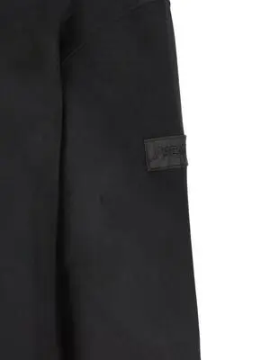 Premiata Crew Neck Sweatshirt With Logo Patch - Black