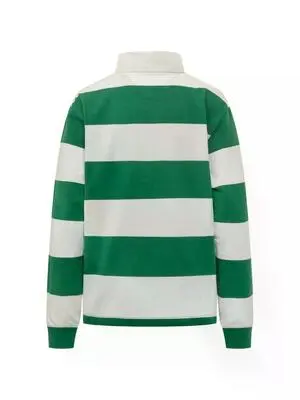 WOC Striped Long-sleeve Polo Shirt