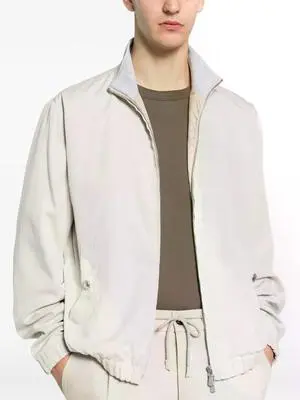 Eleventy Full-zip Jacket - Neutrals