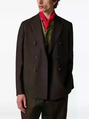 Paul Smith Double-breasted Blazer - Brown