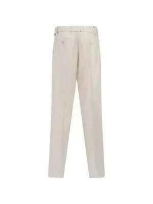 LARDINI Belted Tailored Trousers