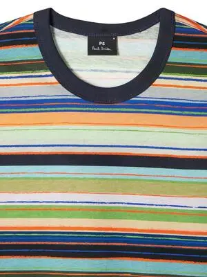 Paul Smith Stripe Cotton T-shirt