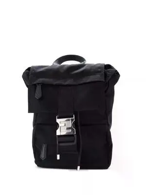 Fendi Small Nylon Backpack - Black