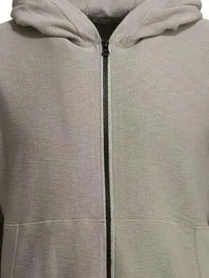 Stone Island Logo Patch Zip-up Hoodie