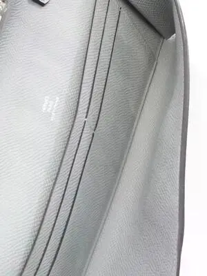 Hermès Epsom Chaine D'ancre To Go Wallet Crossbody Bag - Blue