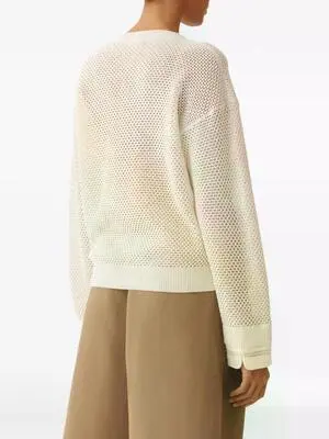 Fabiana Filippi V-neck Long-sleeve Sweater