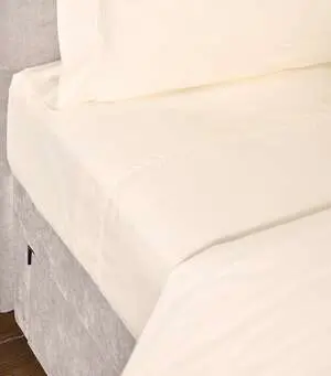 Harrods Chester King Fitted Sheet - Ivory