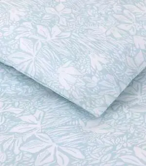 YVES DELORME Capri Aqua Duvet Cover