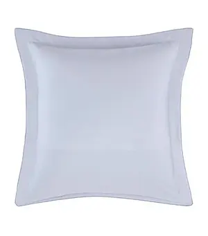 YVES DELORME Ecumes Square Oxford Pillowcase - Blue