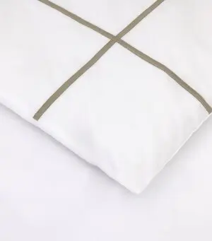 YVES DELORME Athena Duvet Cover - Green