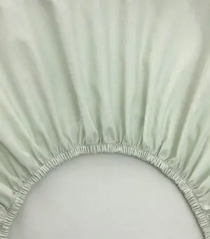 YVES DELORME Batiste Amande Fitted Sheet - Green