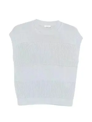 Peserico Ribbed Knit Vest